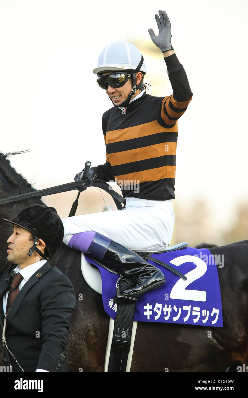 Funabashi, Chiba, Japan. 24th Dec, 2017. Yutaka Take Horse Racing ...