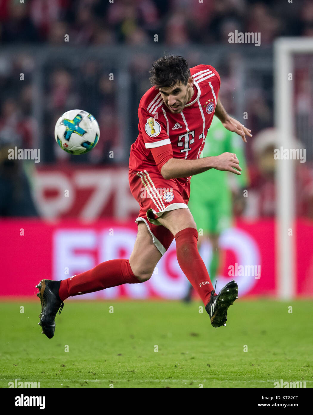 Munich's Javi Martinez in action during the DFB-Pokal (German Cup ...