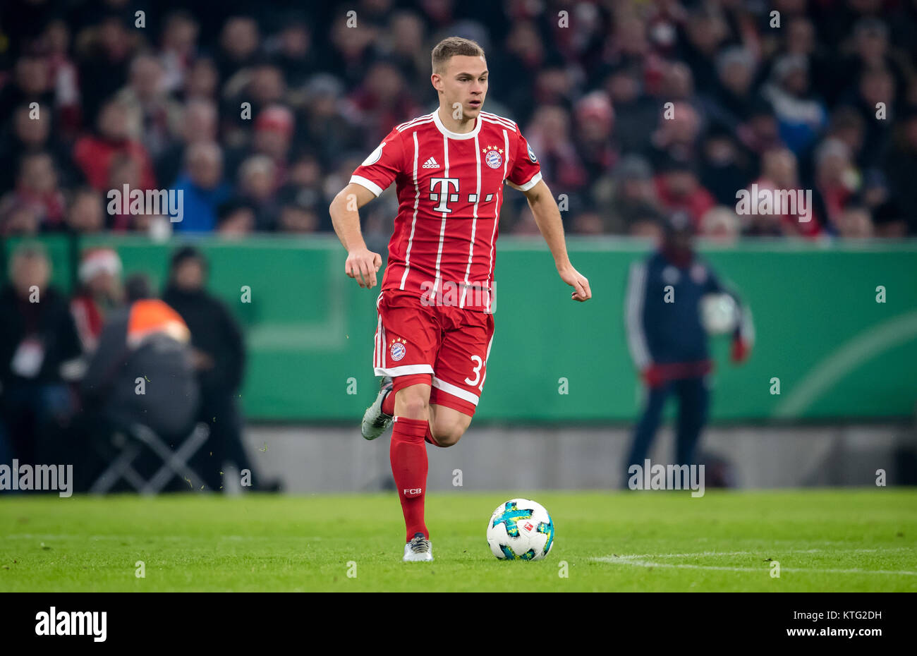 Munich's Joshua Kimmich in action during the DFB-Pokal (German Cup ...