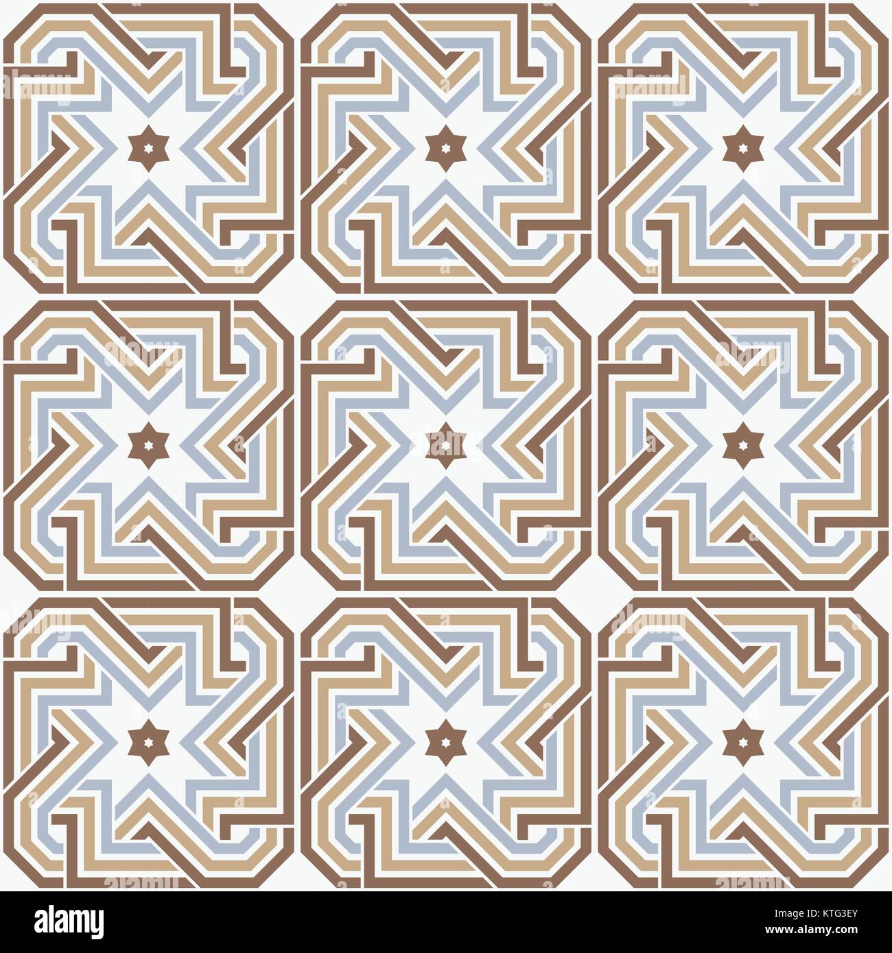 Seamless background image of spiral cross geometry chain frame Stock ...