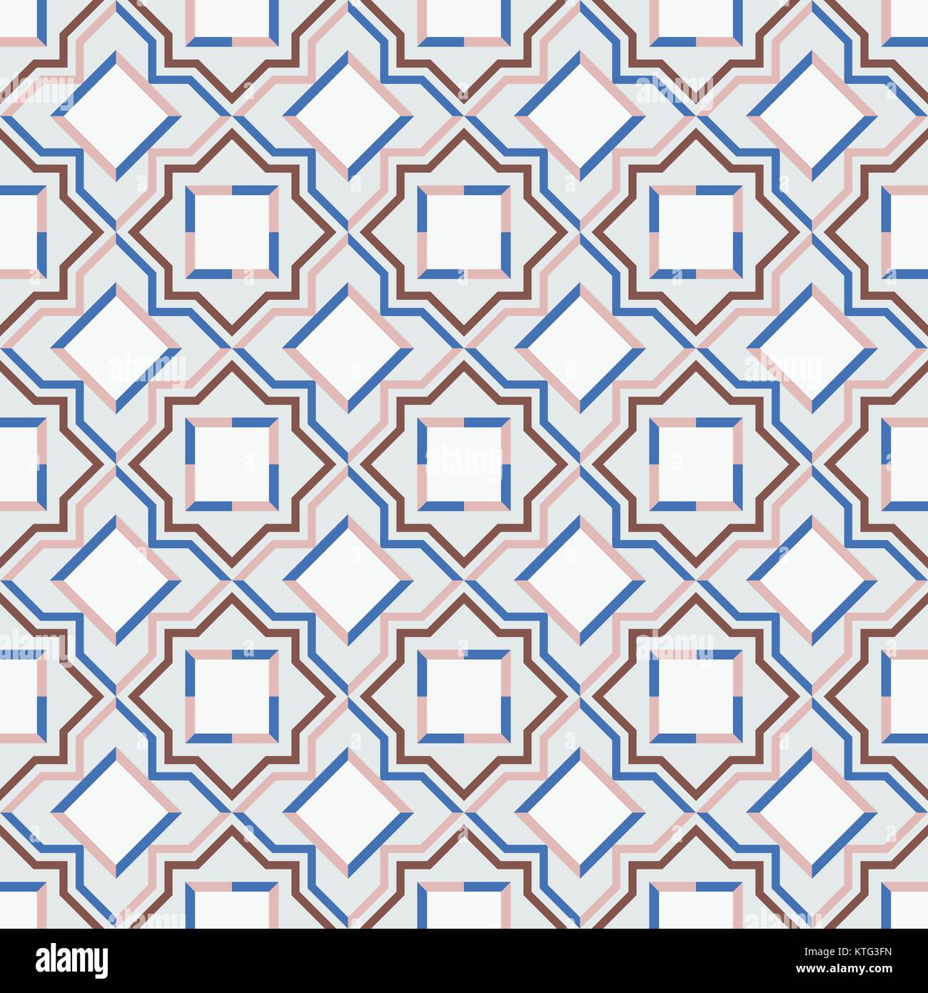 Seamless background image of star square geometry cross line Stock ...