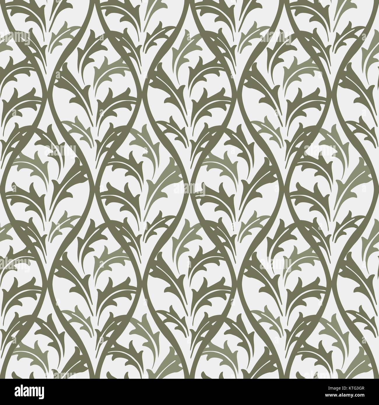Seamless background image of vintage nature leaf cross Stock Vector ...