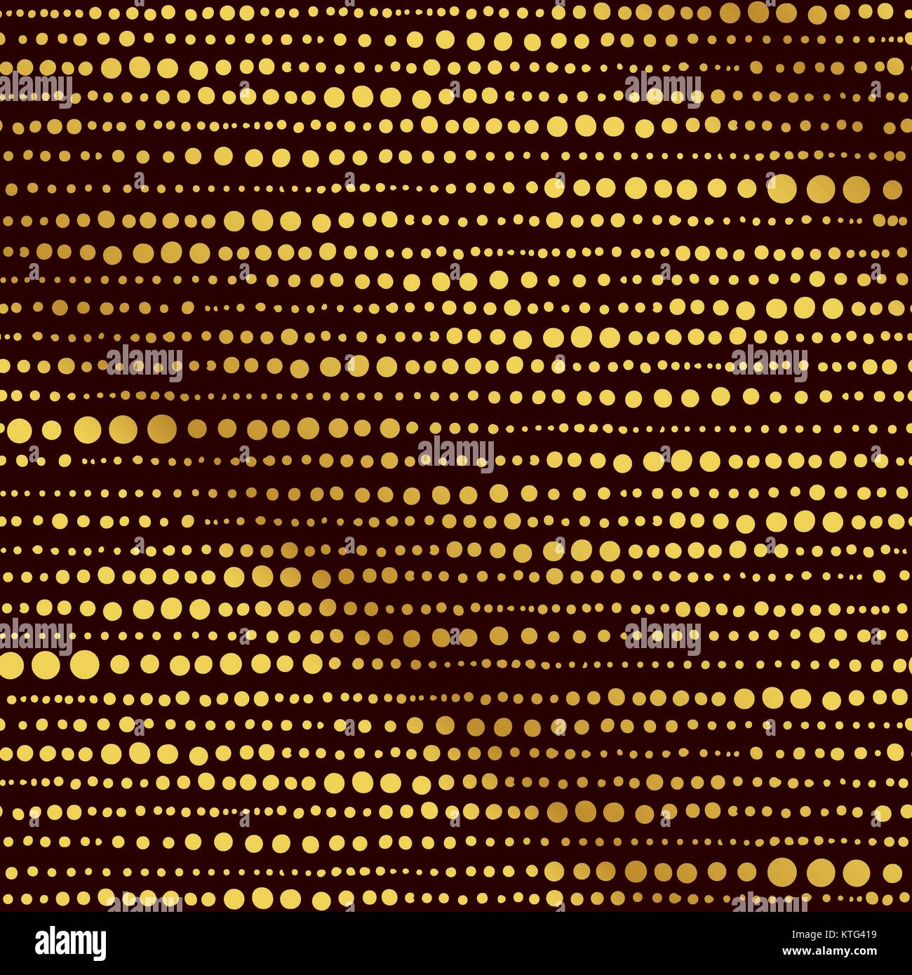 Seamless luxury golden hand drawn dot line background Stock Vector ...