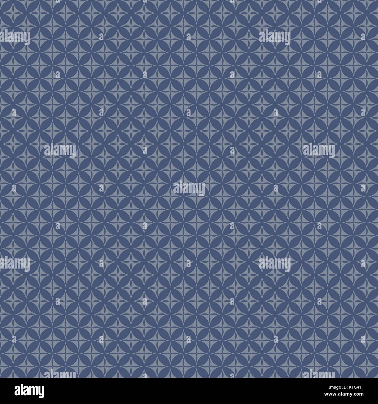 Seamless background image of vintage Japanese style round pattern Stock ...
