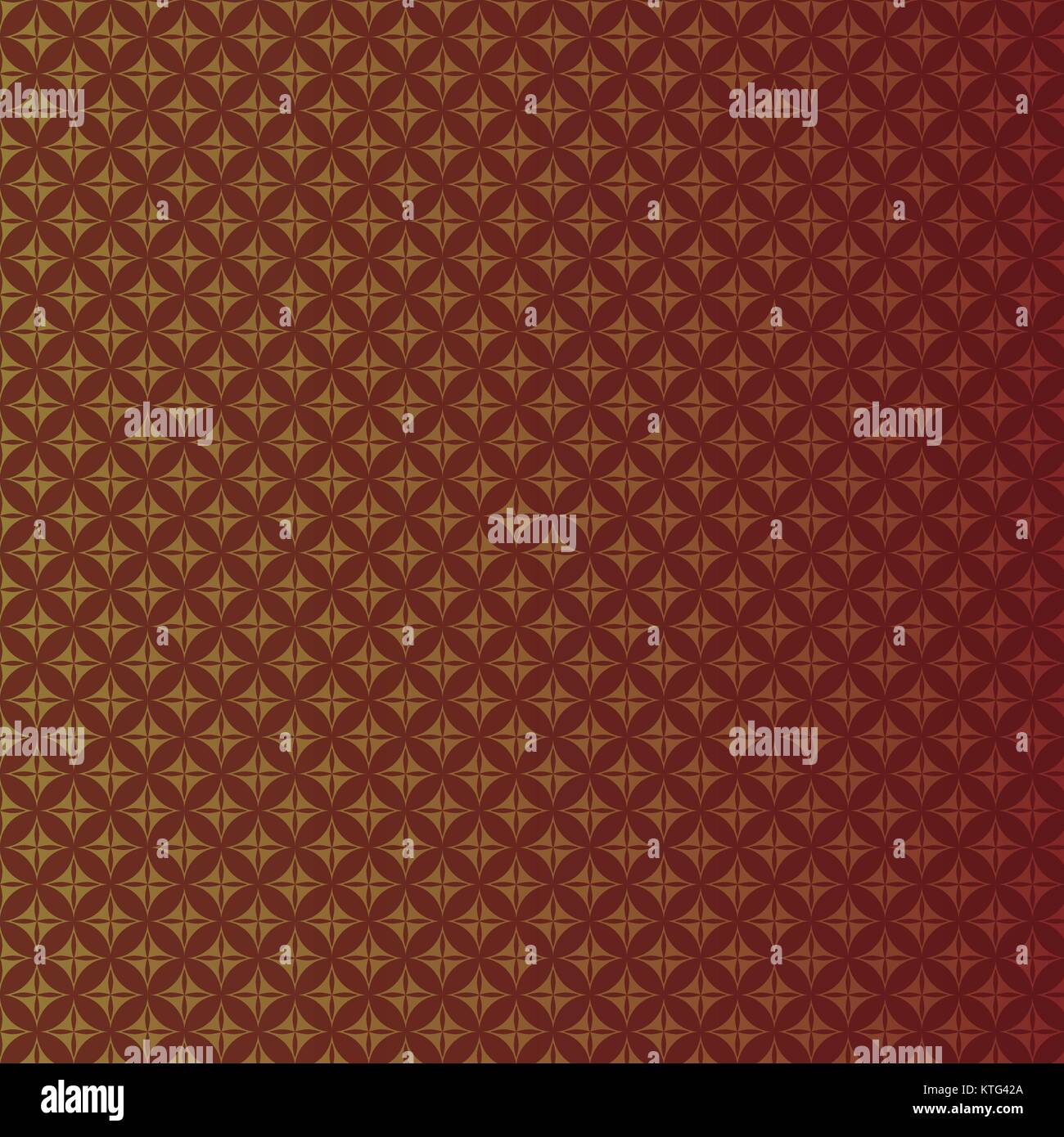 Seamless background image of vintage red gradient round pattern Stock ...