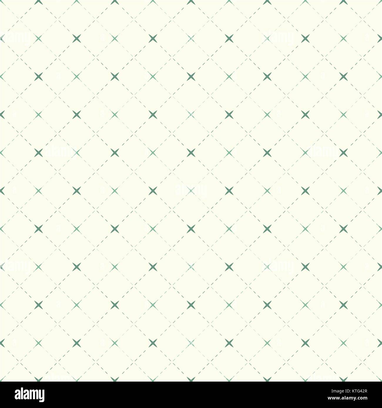 Seamless background image of vintage check dotted line and cross ...