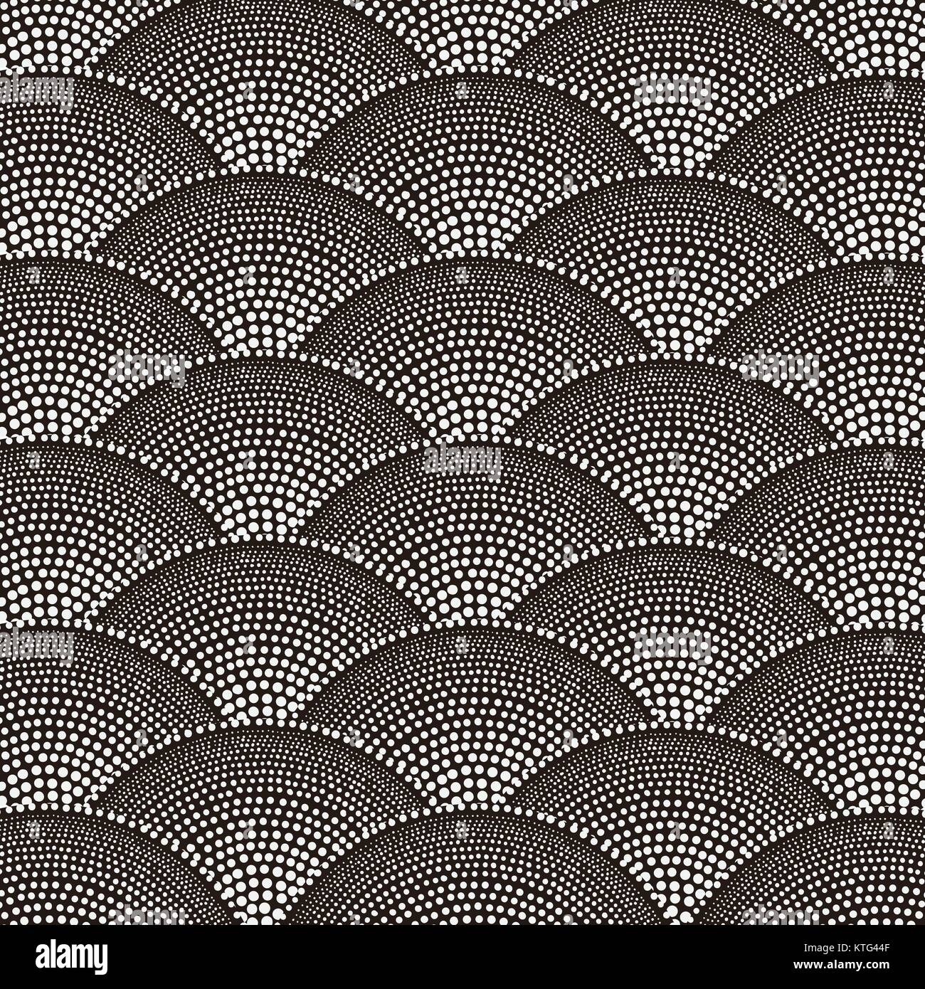 Background image of white dotted fan shape Stock Vector Image & Art - Alamy