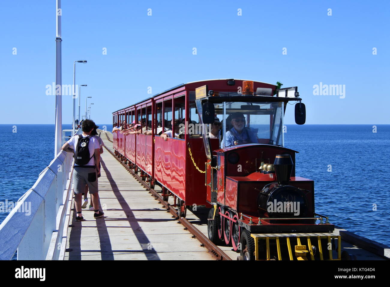 Busselton jetty train hi-res stock photography and images - Alamy