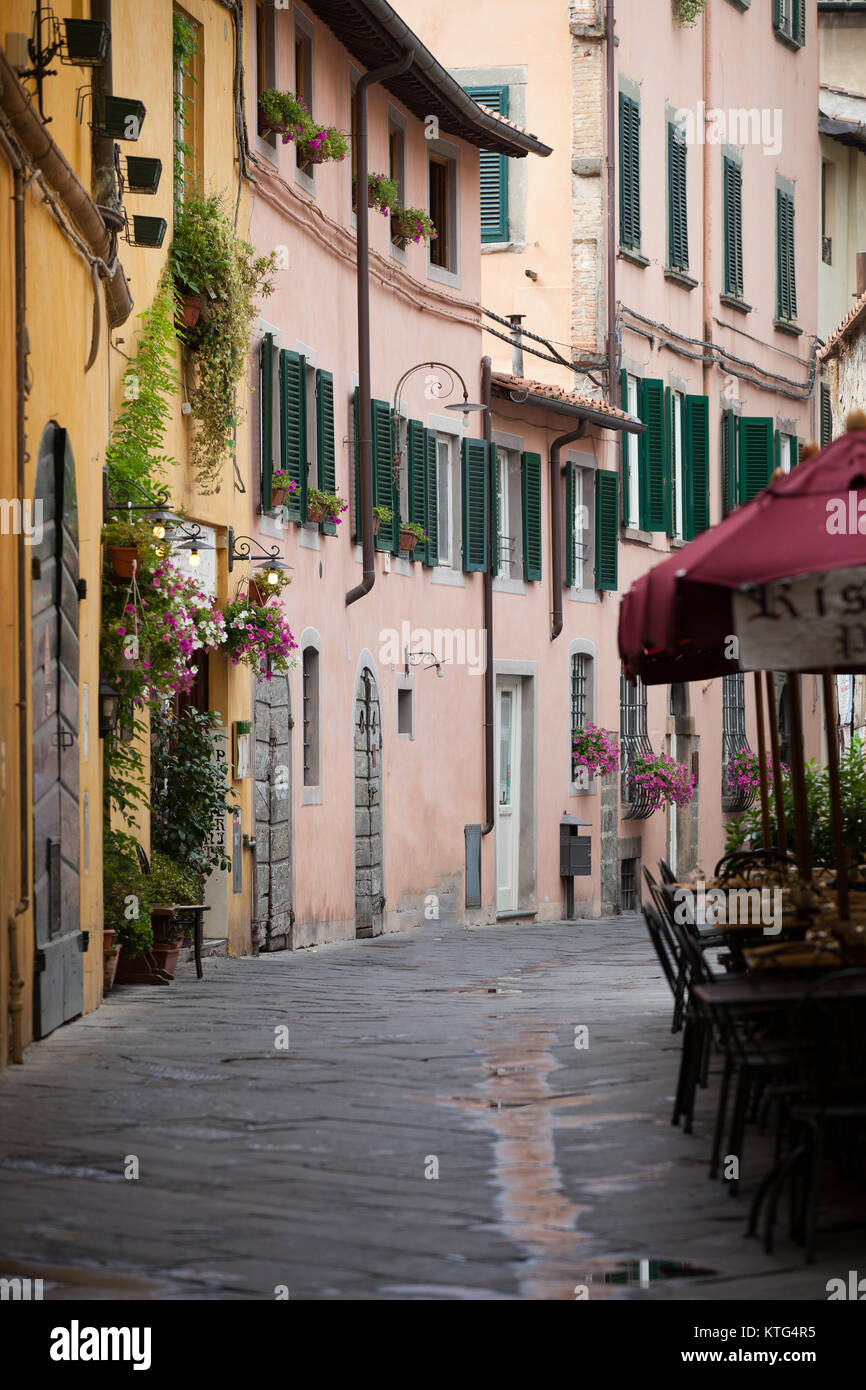 morning in the Tuscan town Stock Photo - Alamy