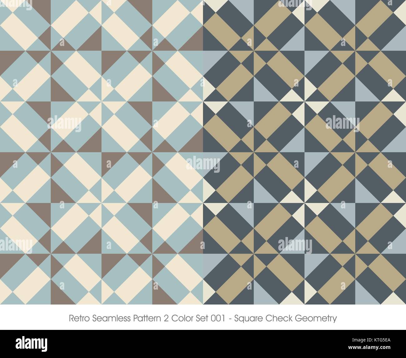 Retro Seamless Pattern Square Check Geometry Stock Vector Image & Art ...