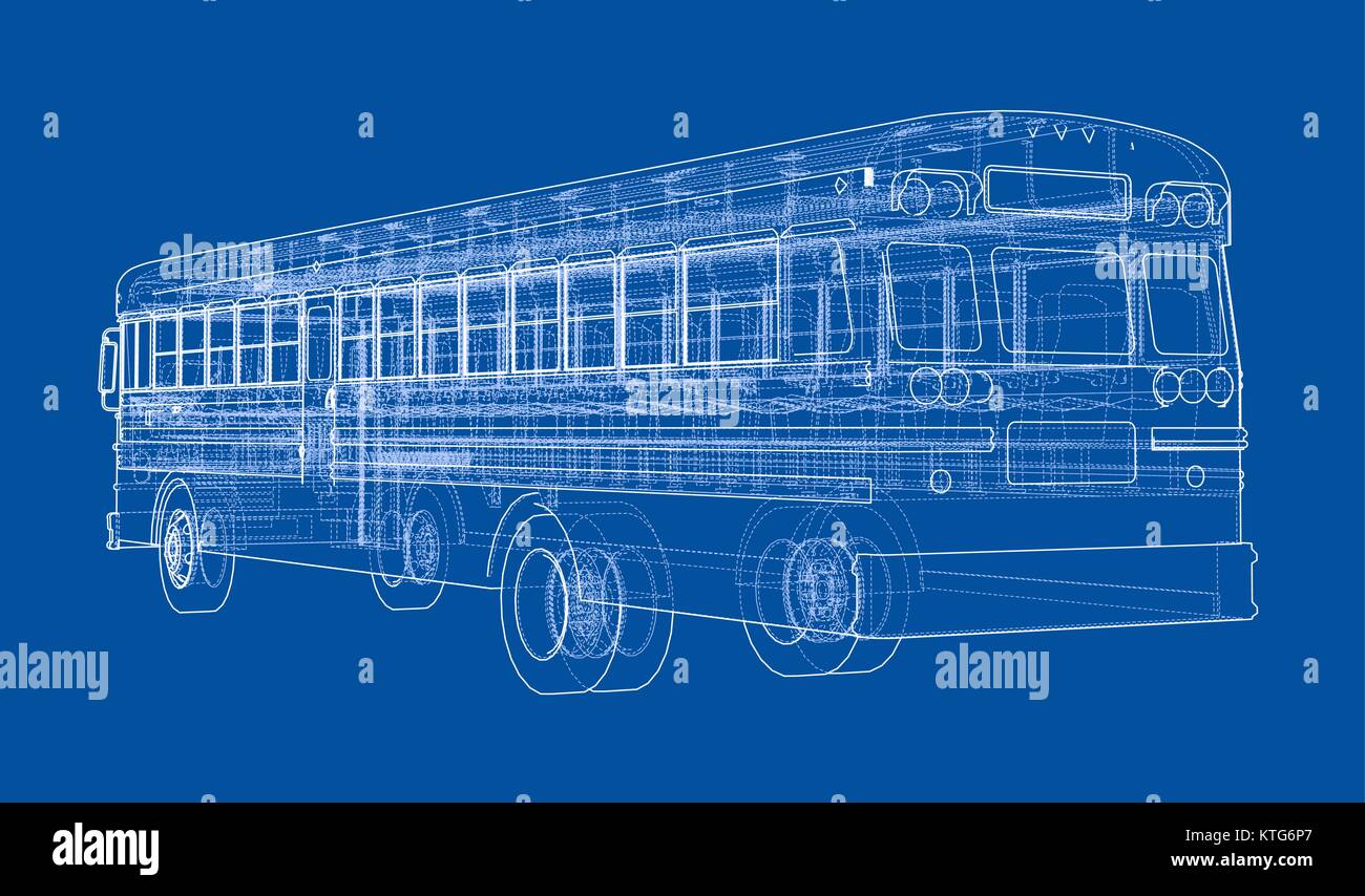 School bus outline vector Stock Vector Image & Art - Alamy