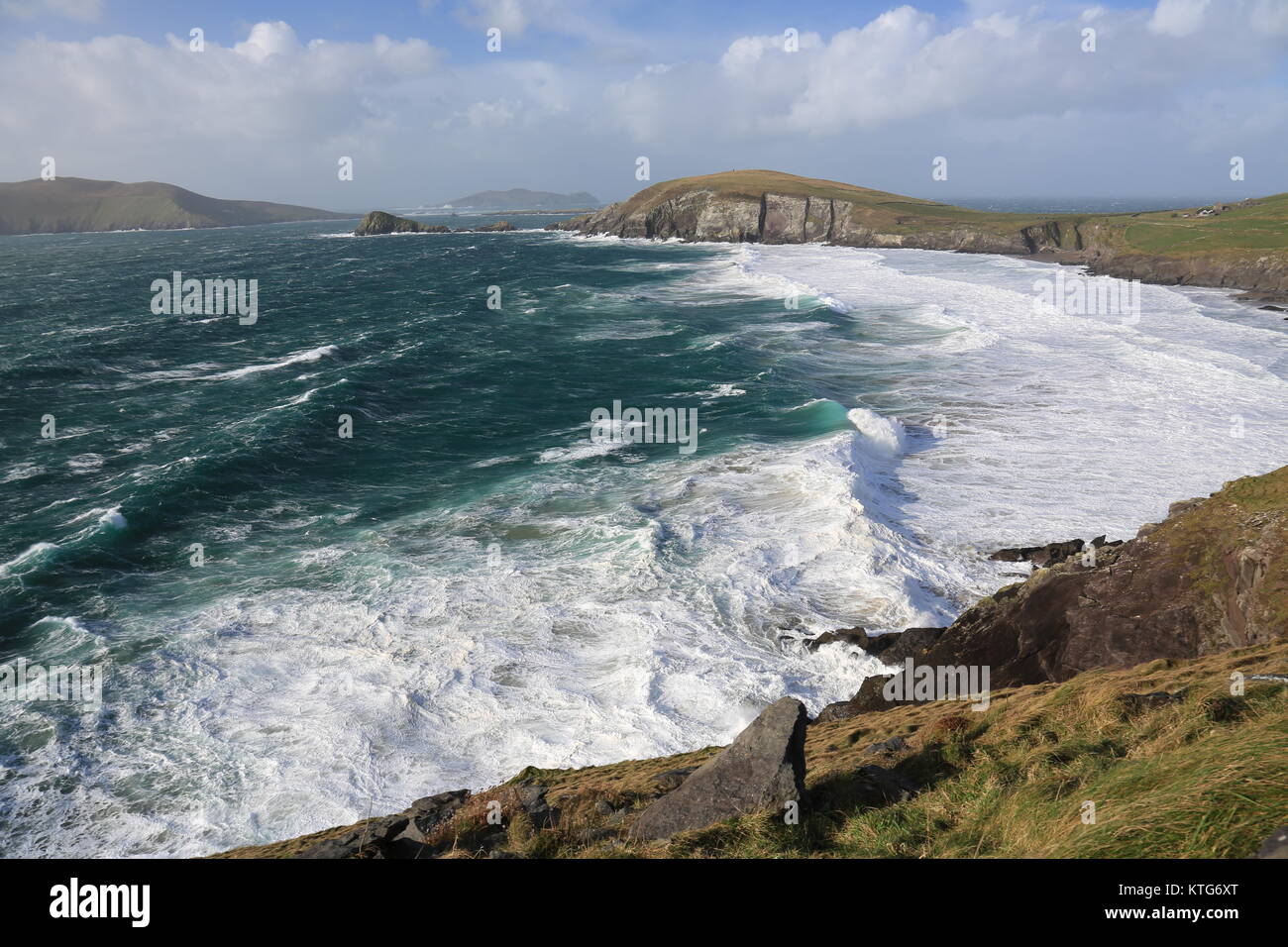 Beach seaside in Ireland Stock Photo - Alamy