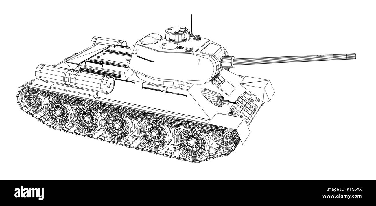 Blueprint of realistic tank Stock Vector Image & Art - Alamy