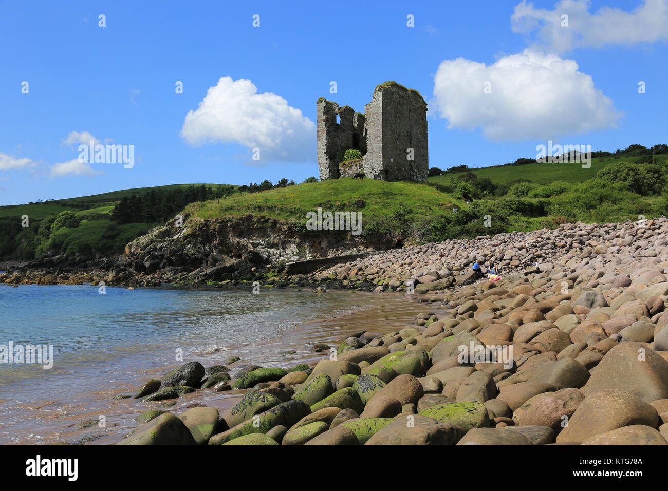 Old Castle ruins in Ireland Stock Photo - Alamy