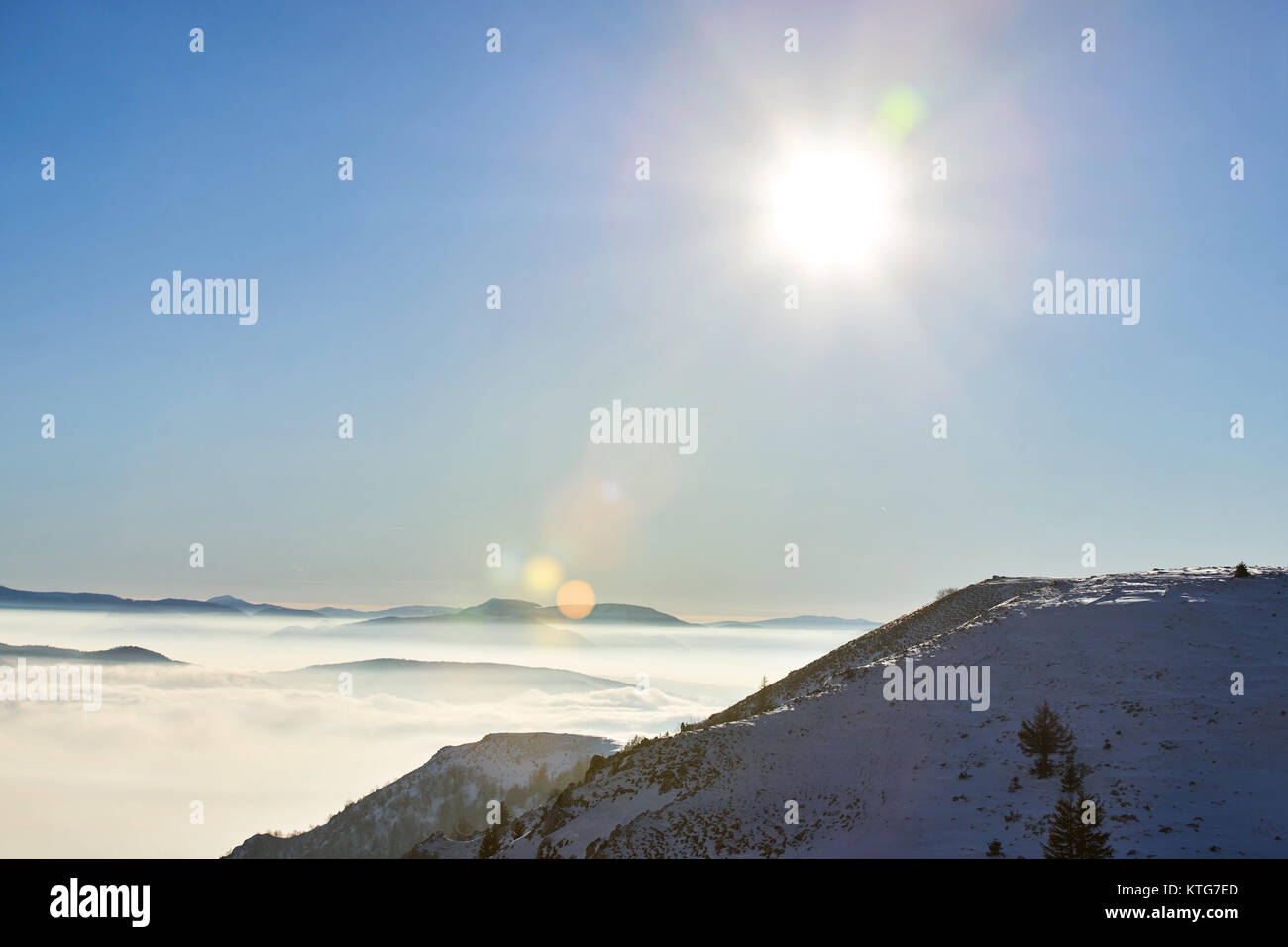 The Alps from the Titlis Peak Stock Photo - Alamy