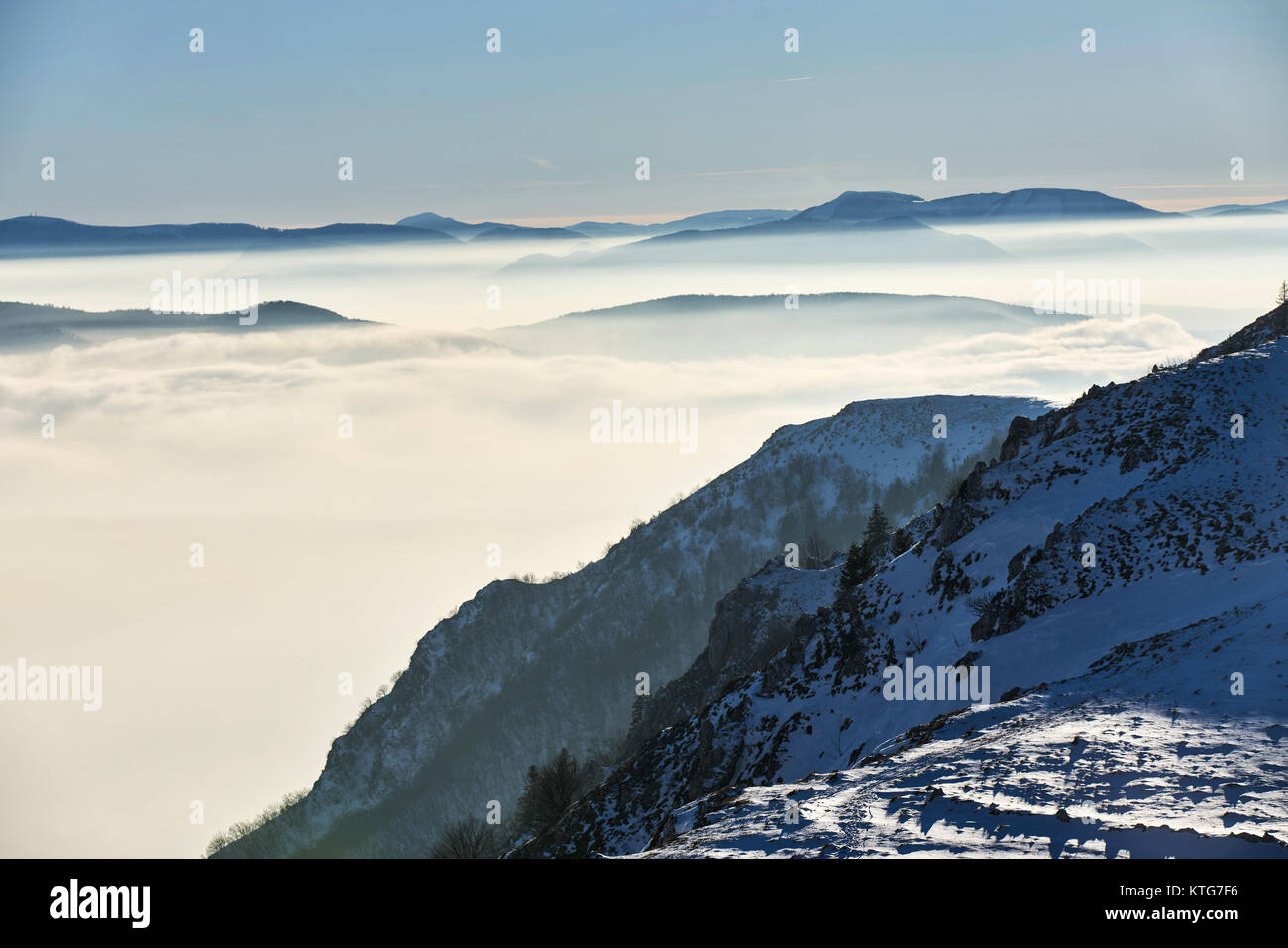The Alps from the Titlis Peak Stock Photo - Alamy