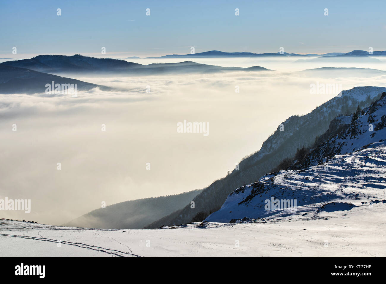 The Alps from the Titlis Peak Stock Photo - Alamy