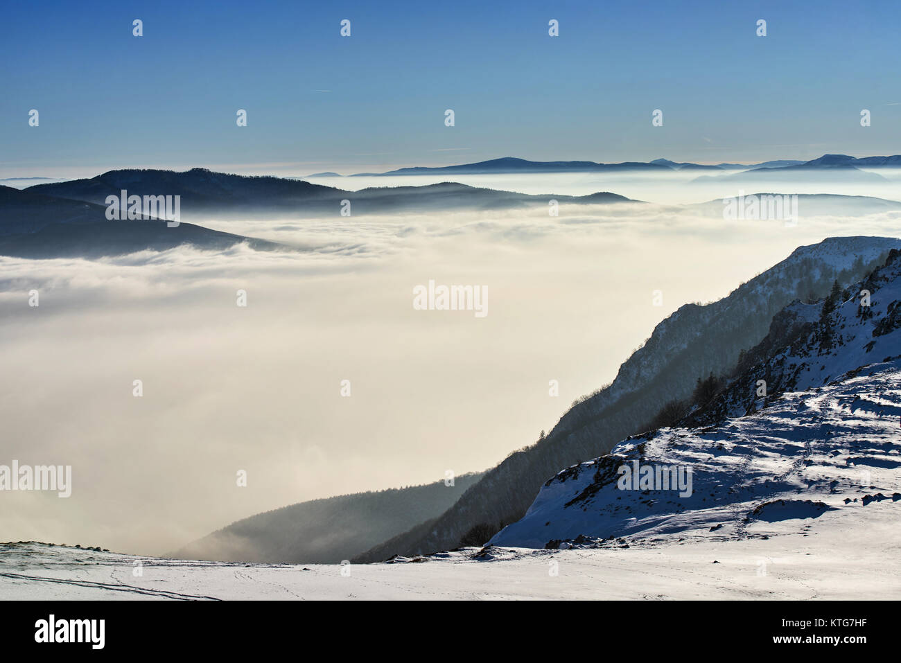 The Alps from the Titlis Peak Stock Photo - Alamy