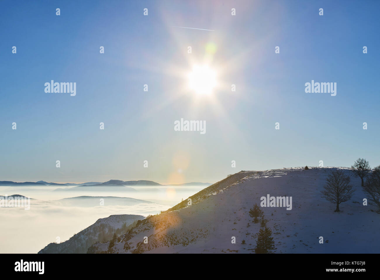 The Alps from the Titlis Peak Stock Photo - Alamy