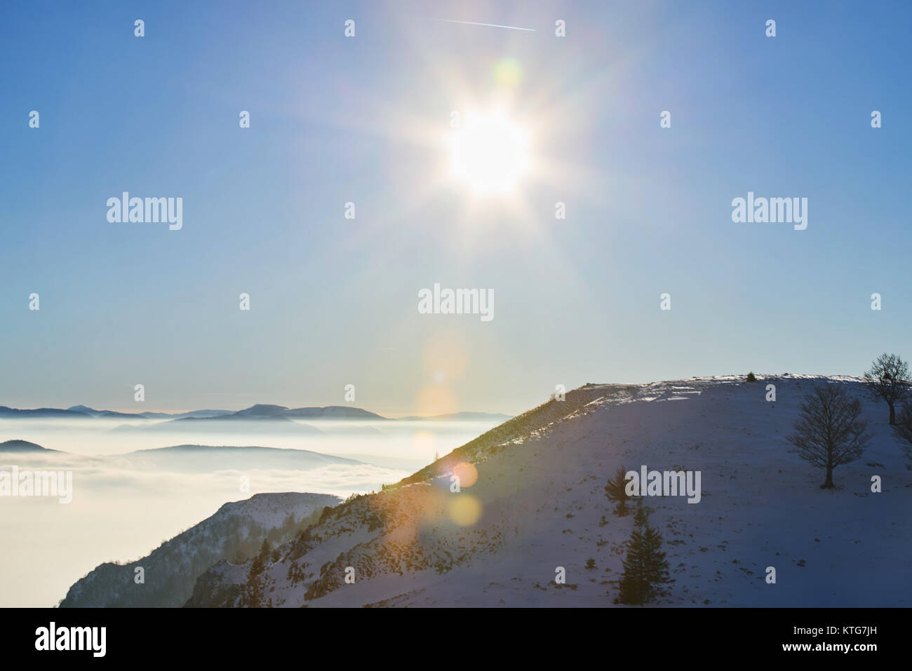 The Alps from the Titlis Peak Stock Photo - Alamy