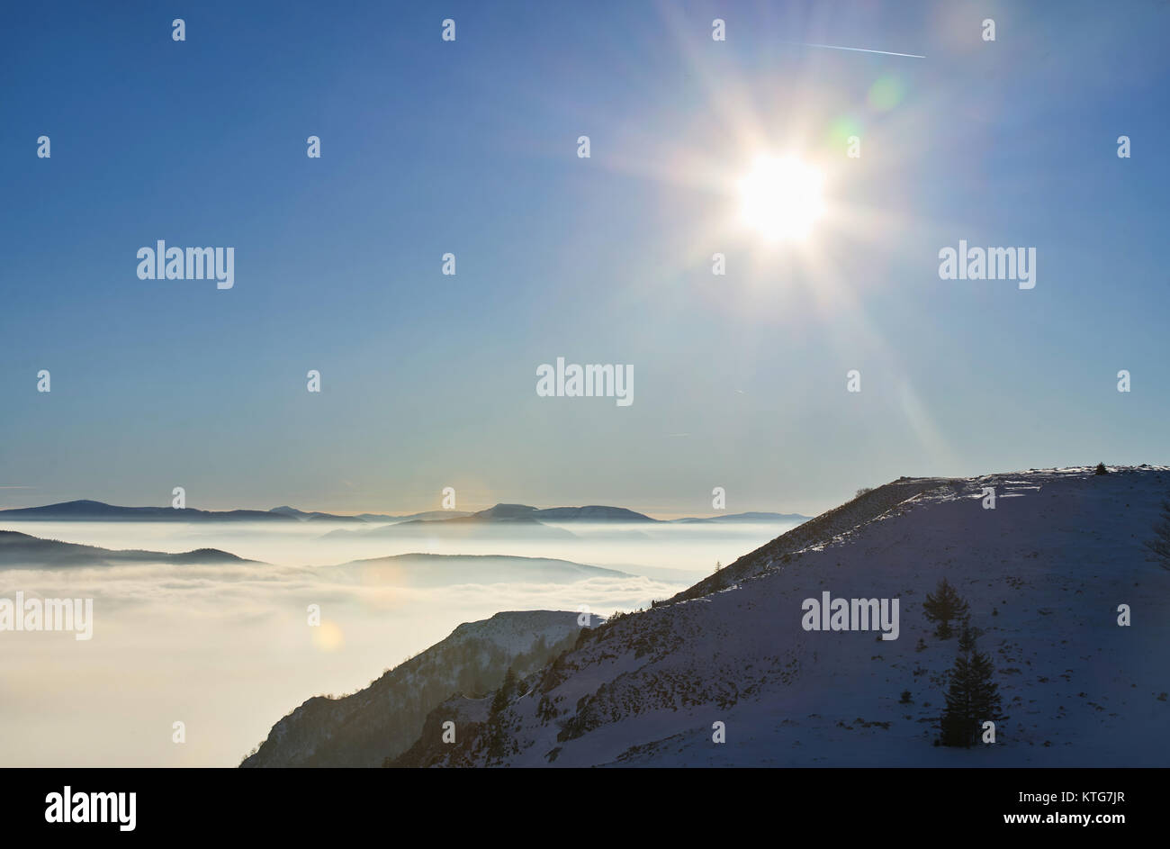 The Alps from the Titlis Peak Stock Photo - Alamy