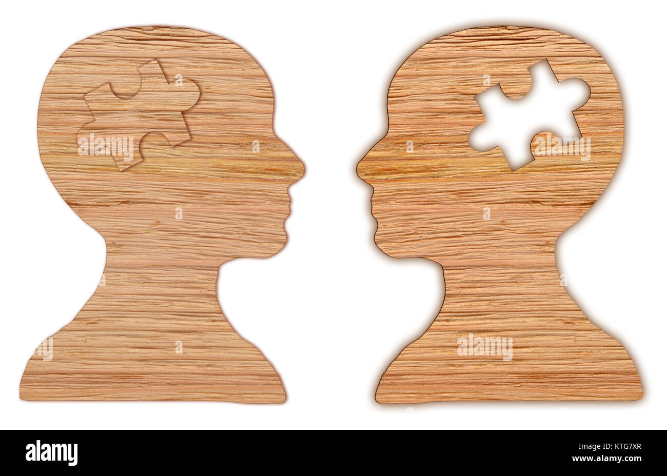 Brain jigsaw symbol hi-res stock photography and images - Alamy