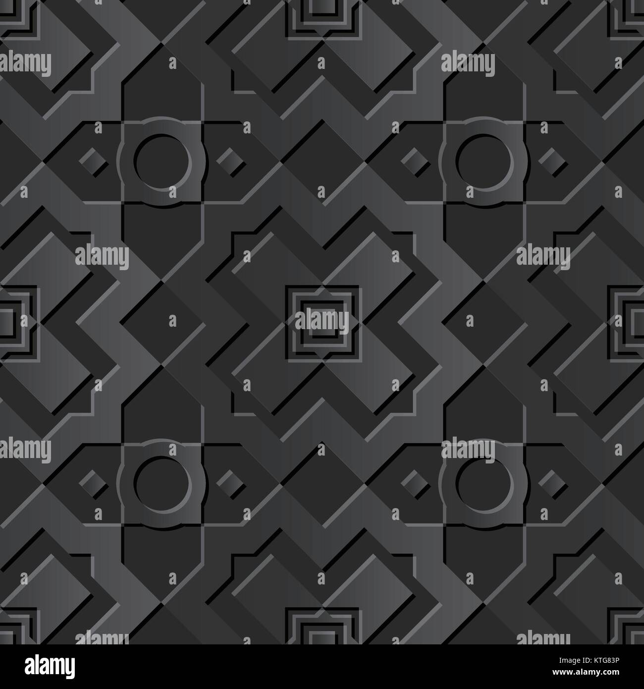 Seamless 3D elegant dark paper art Rectangle Cross Stock Vector Image ...