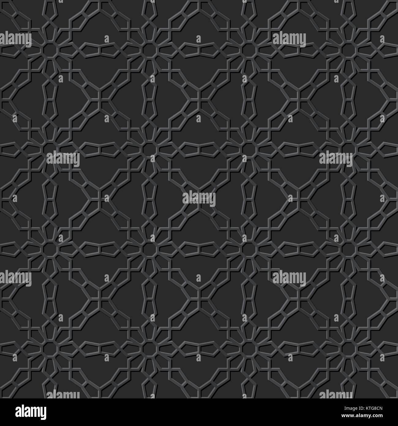 Seamless 3D elegant dark paper art Polygon Geometry Cross Stock Vector ...