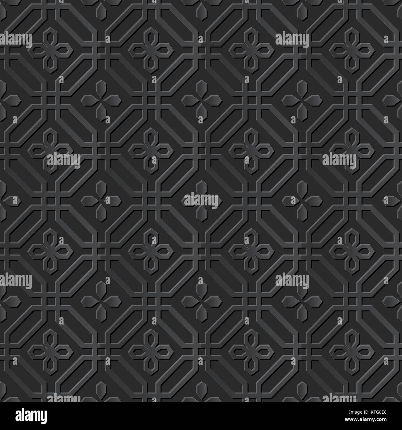 Octagon flower Black and White Stock Photos & Images - Alamy