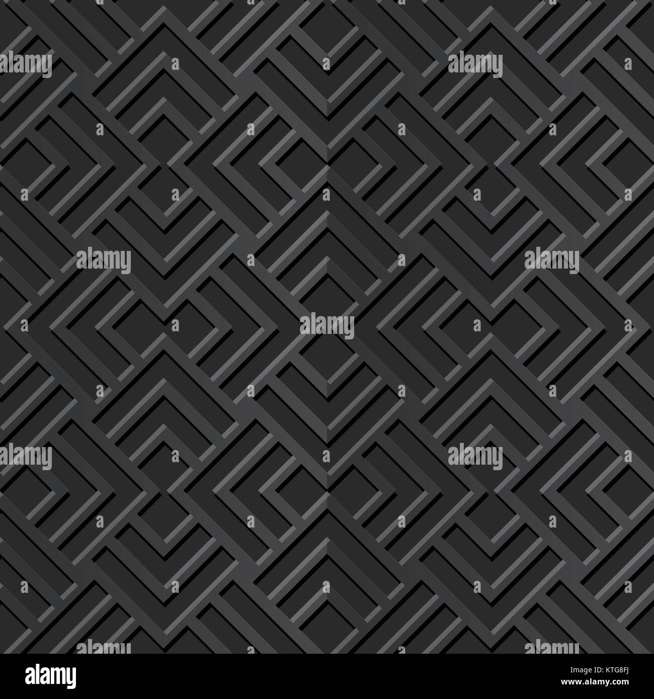Seamless 3D elegant dark paper art Square Cross Line Stock Vector Image ...