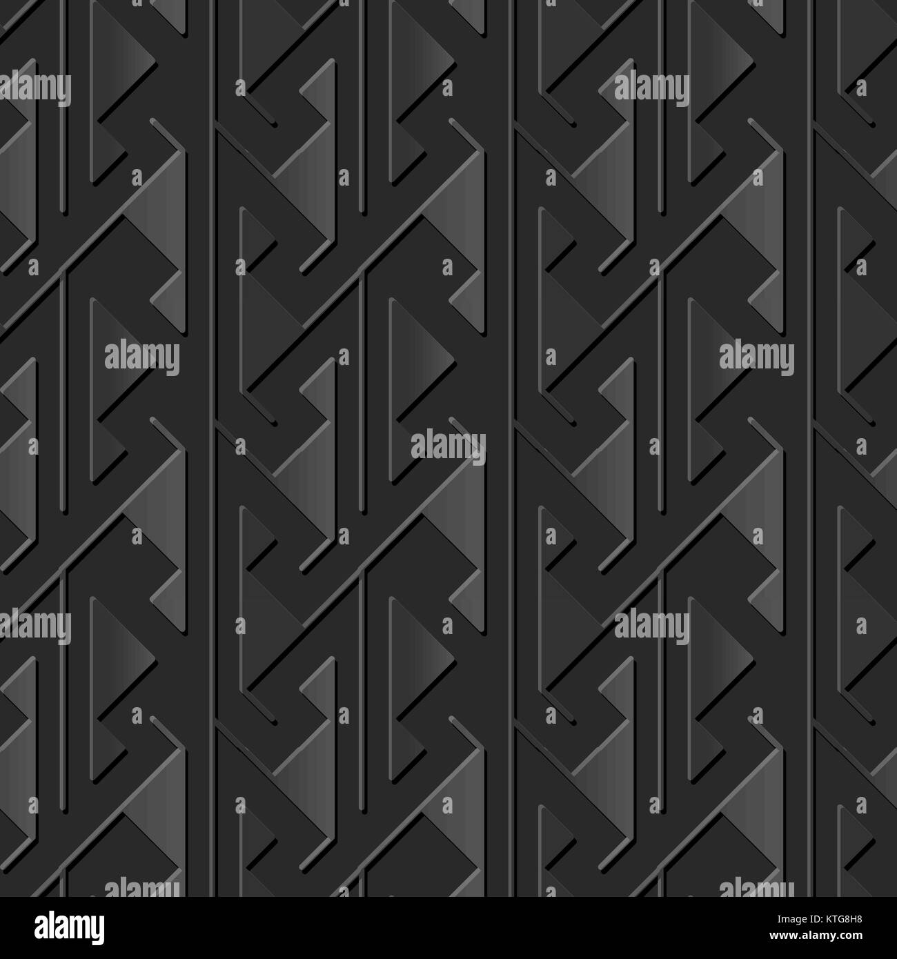 Seamless 3D elegant dark paper art Sawtooth Triangle Geometry Stock ...