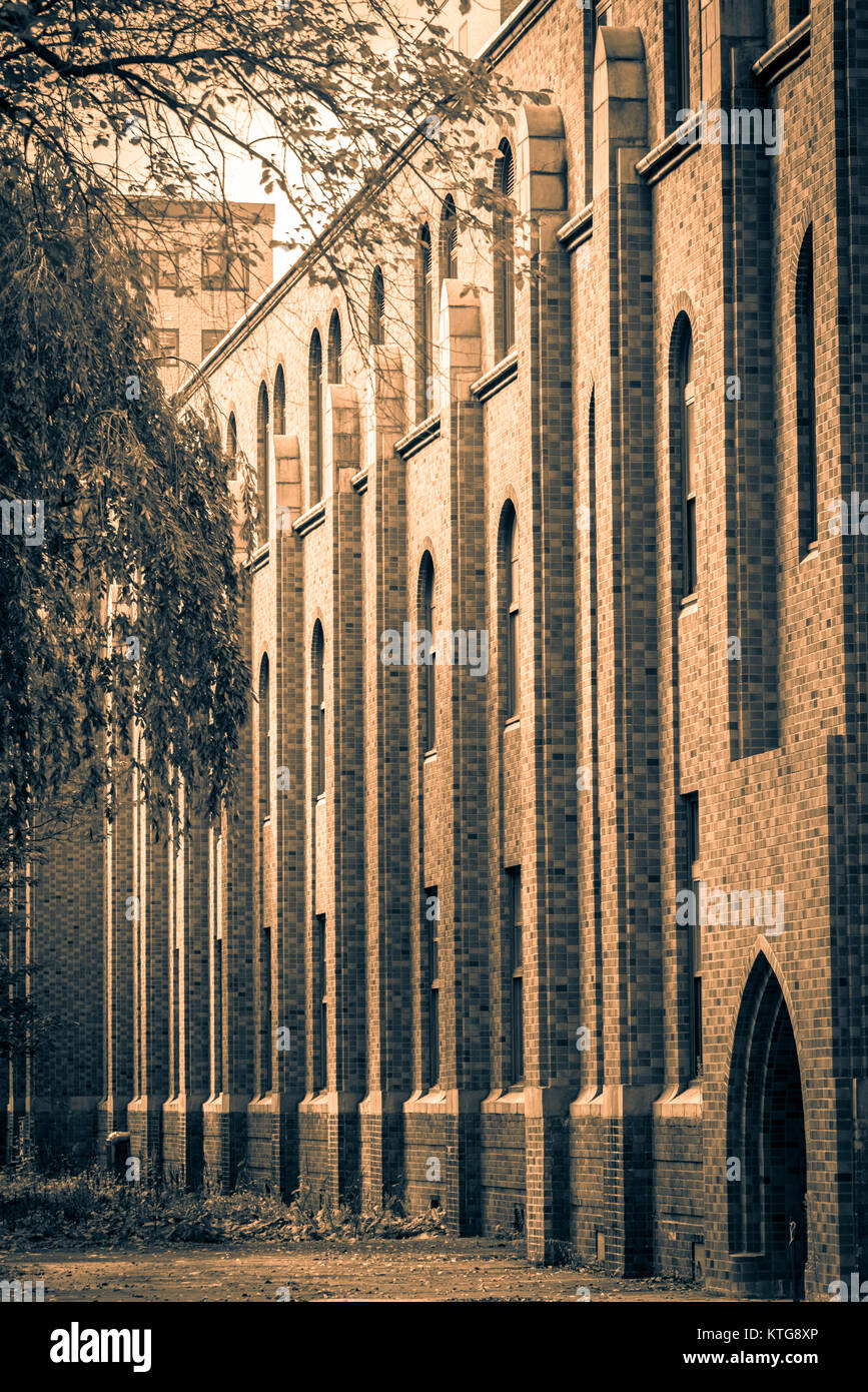 A building at Hokkaido University, Sapporo, Hokkaido, Japan Stock Photo ...