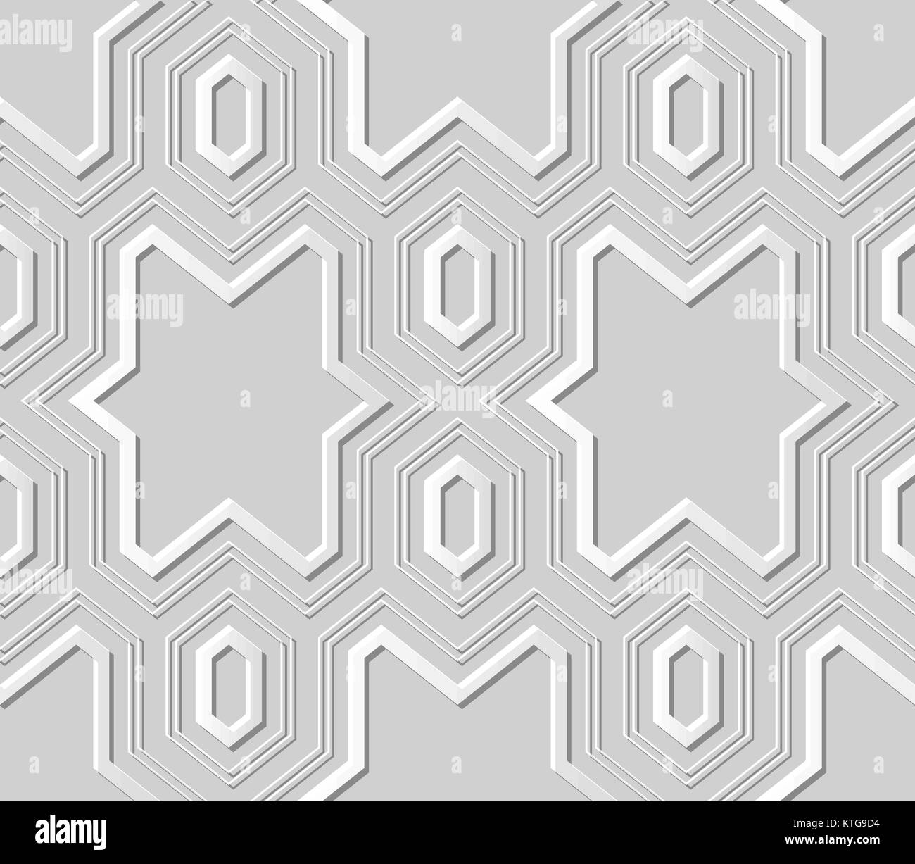 3D paper art polygon geometry cross star frame Stock Vector Image & Art ...