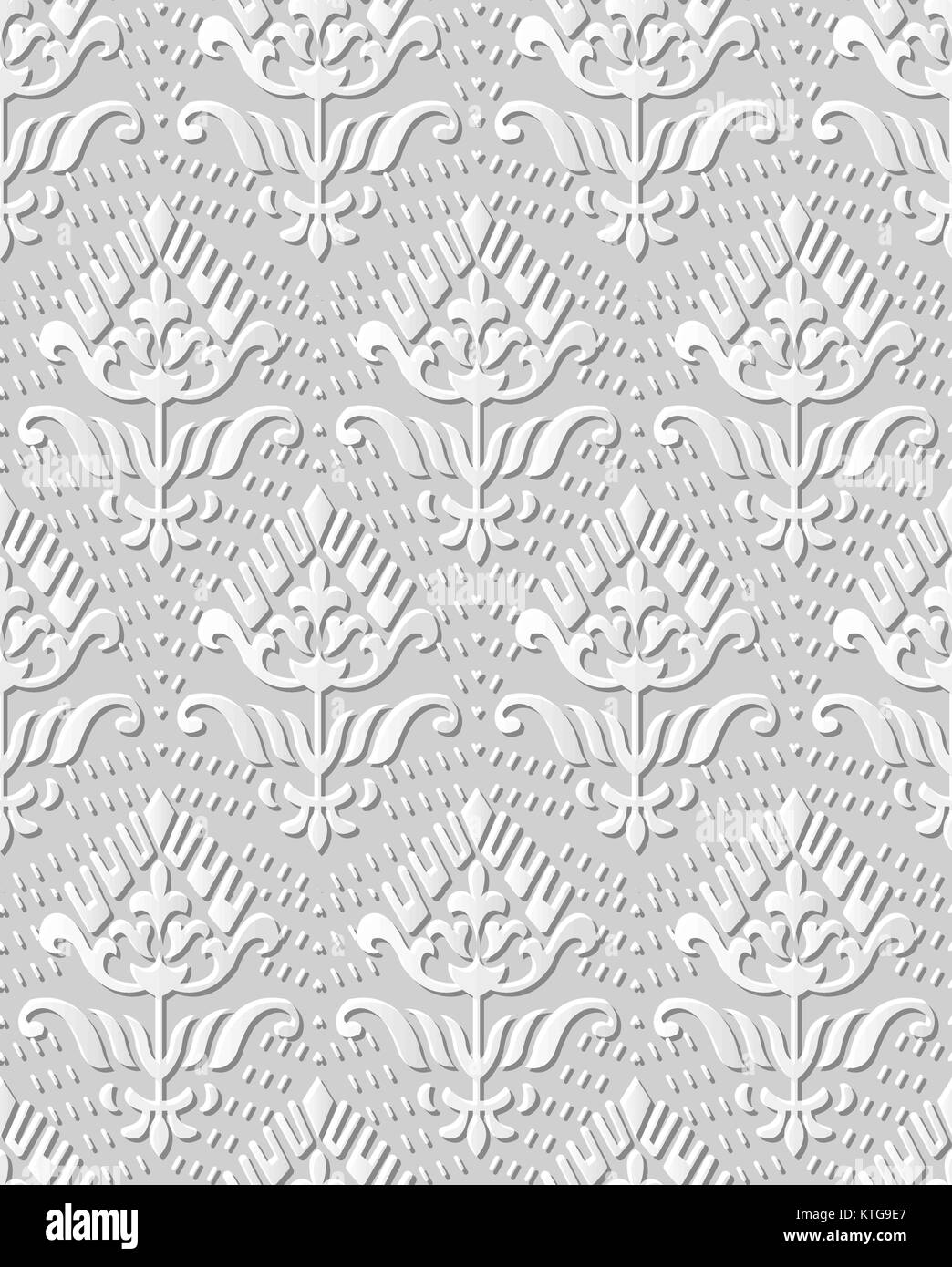 3D paper art dot line curve garden flower Stock Vector Image & Art - Alamy