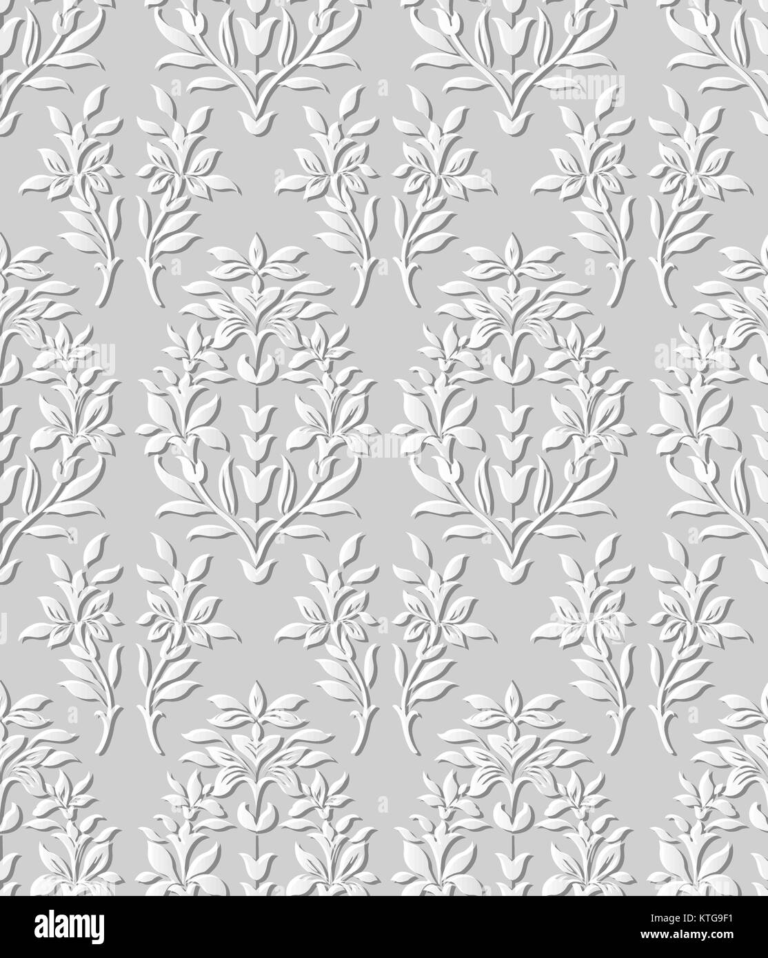 3D paper art nature garden flower leaf Stock Vector Image & Art - Alamy