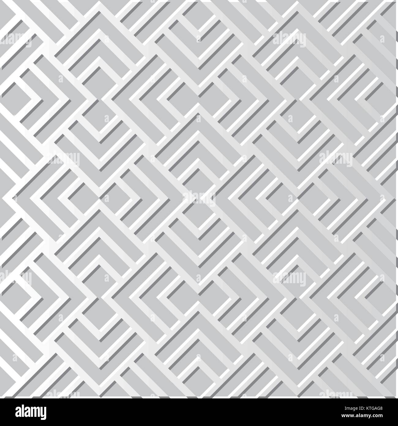 Vector damask seamless 3D paper art Square Cross Line Stock Vector ...