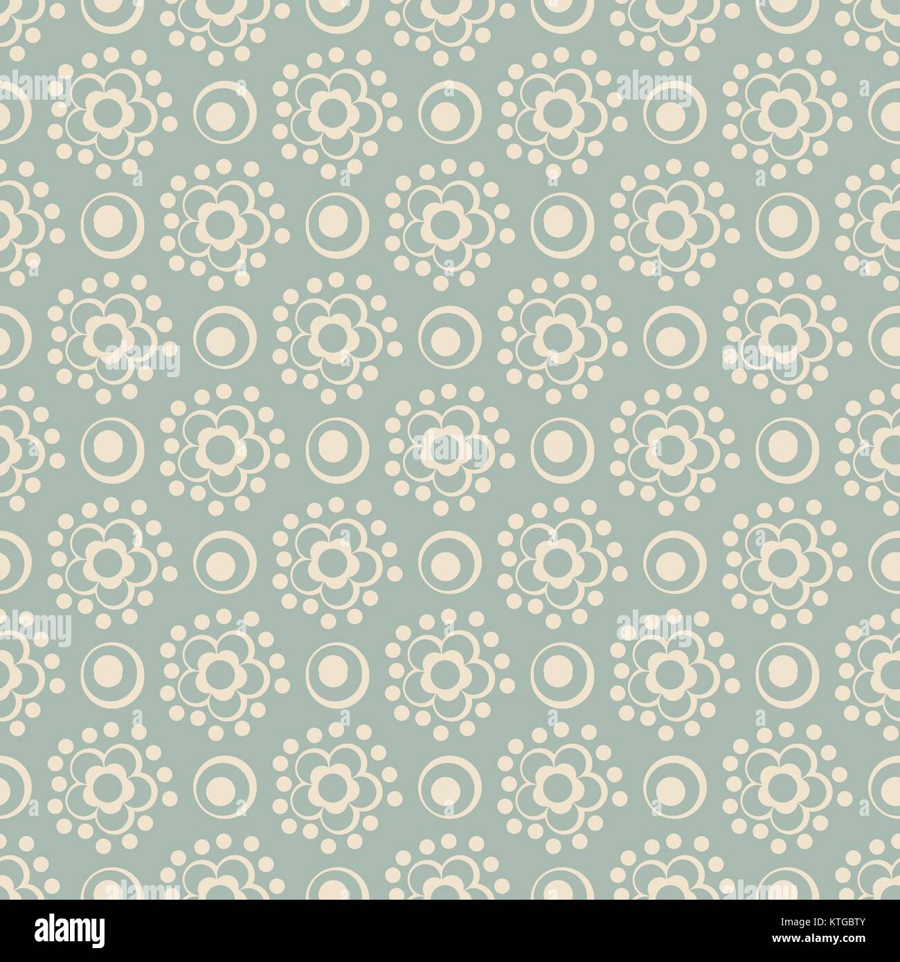 Antique seamless background round cross dot line flower Stock Vector ...