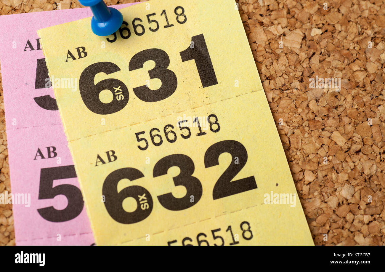 Raffle tickets ticket strip hi-res stock photography and images - Alamy