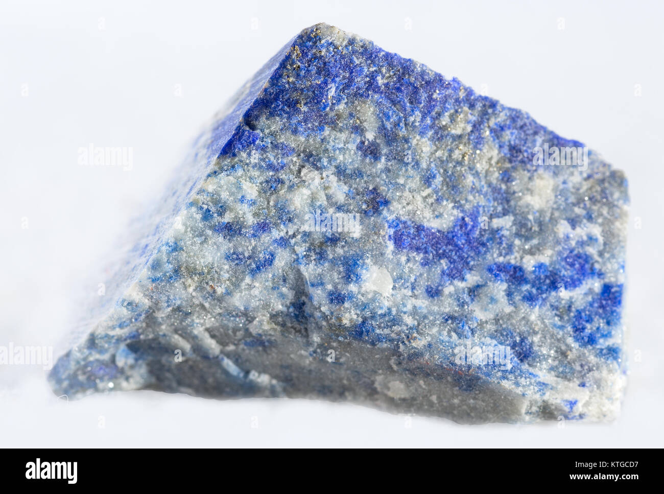 Lazulite on white background Stock Photo - Alamy