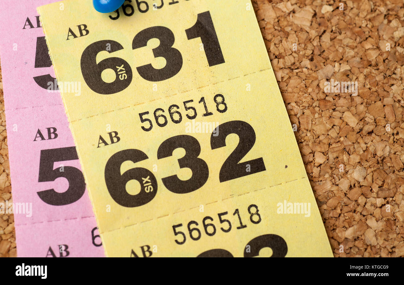 Raffle tickets ticket strip hi-res stock photography and images - Alamy