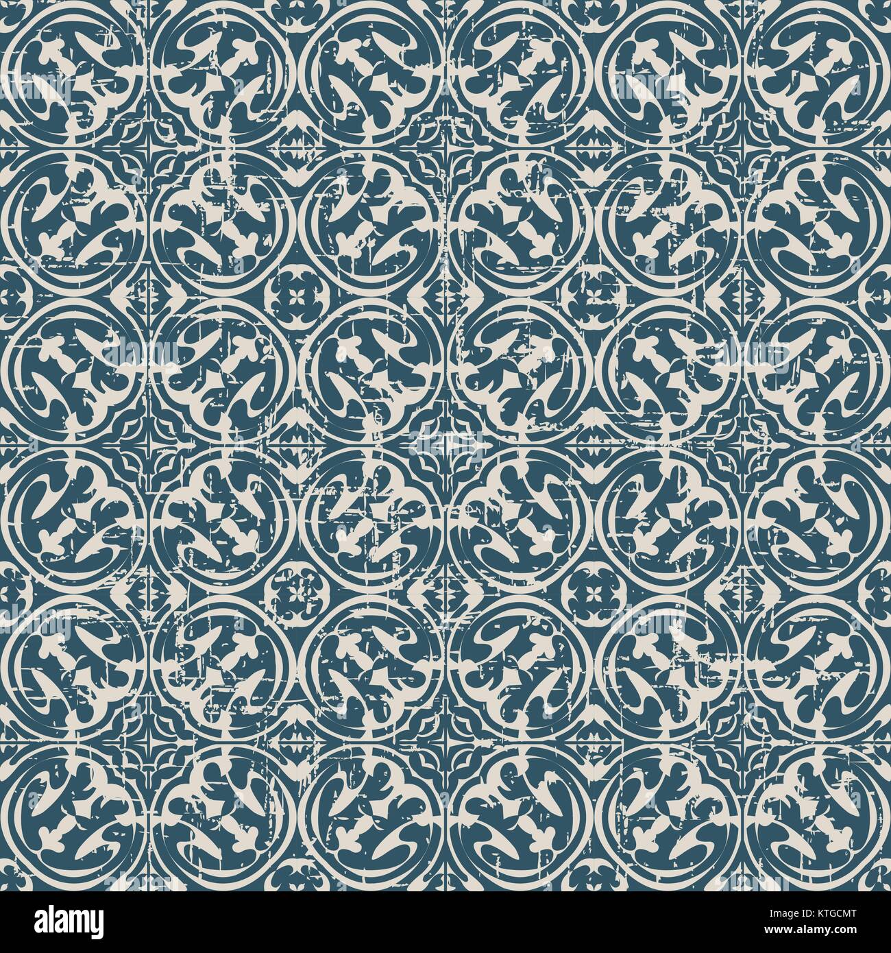 Seamless retro worn out background round geometry kaleidoscope Stock Vector Image & Art - Alamy