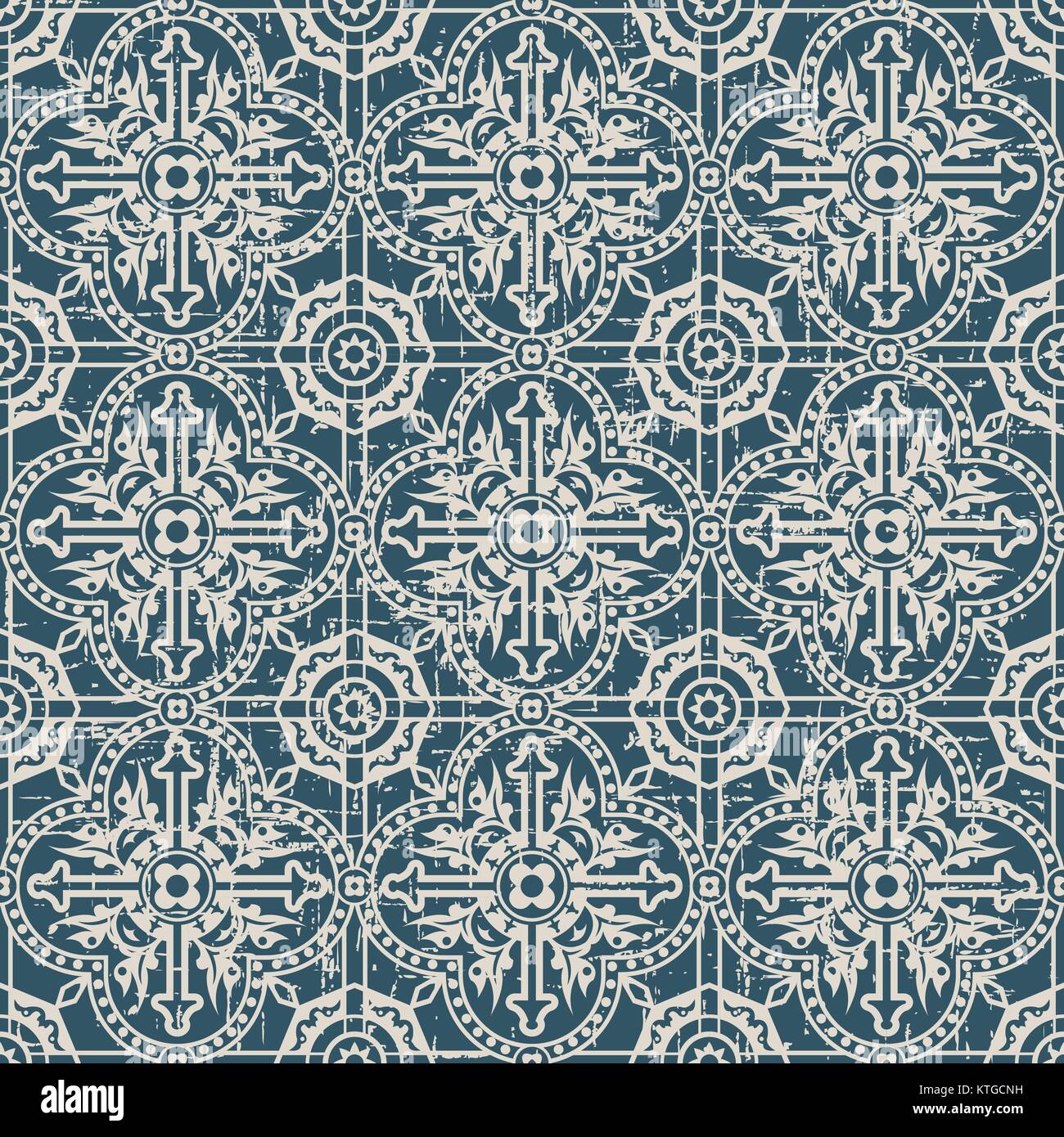 Seamless retro worn out background round curve circle geometry Stock ...