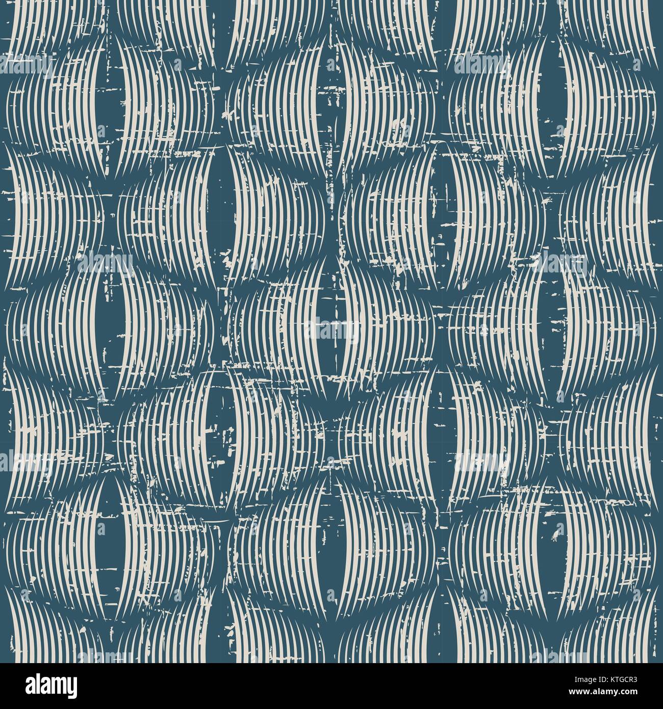 Seamless retro worn out background curve line geometry Stock Vector ...