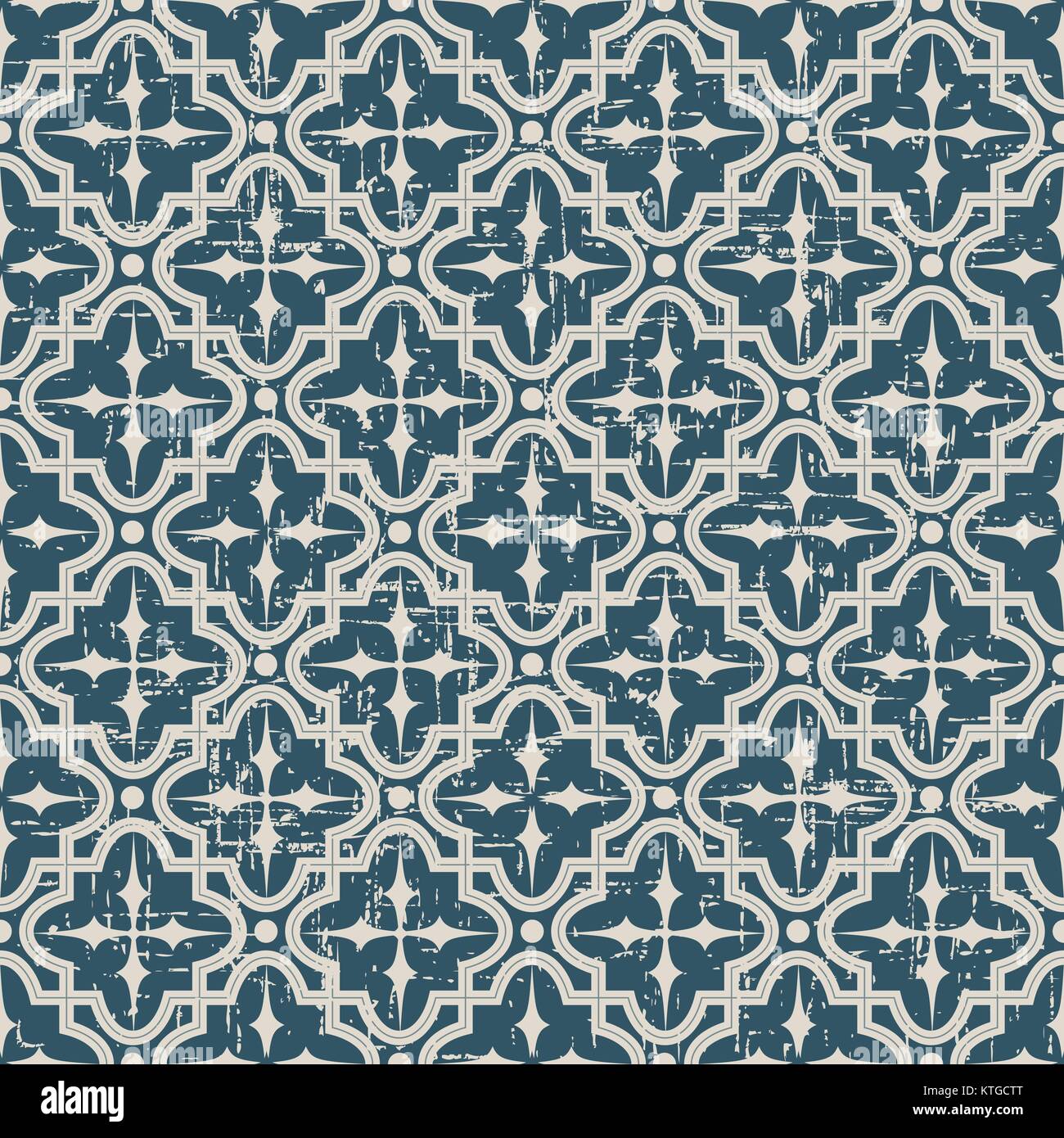 Seamless retro worn out background cross round square line Stock Vector ...