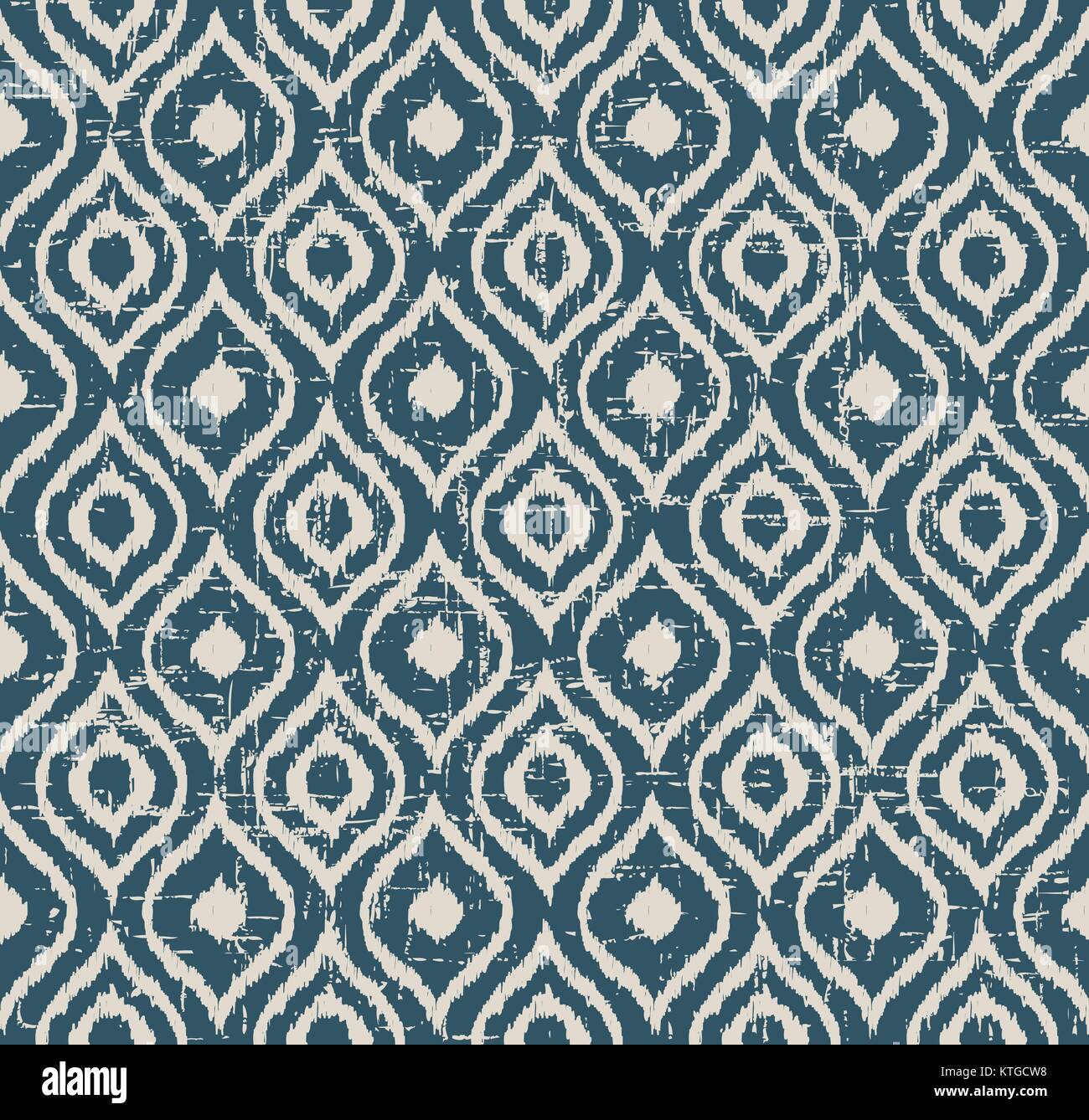 Seamless retro worn out background hand drawn round curve Stock Vector ...