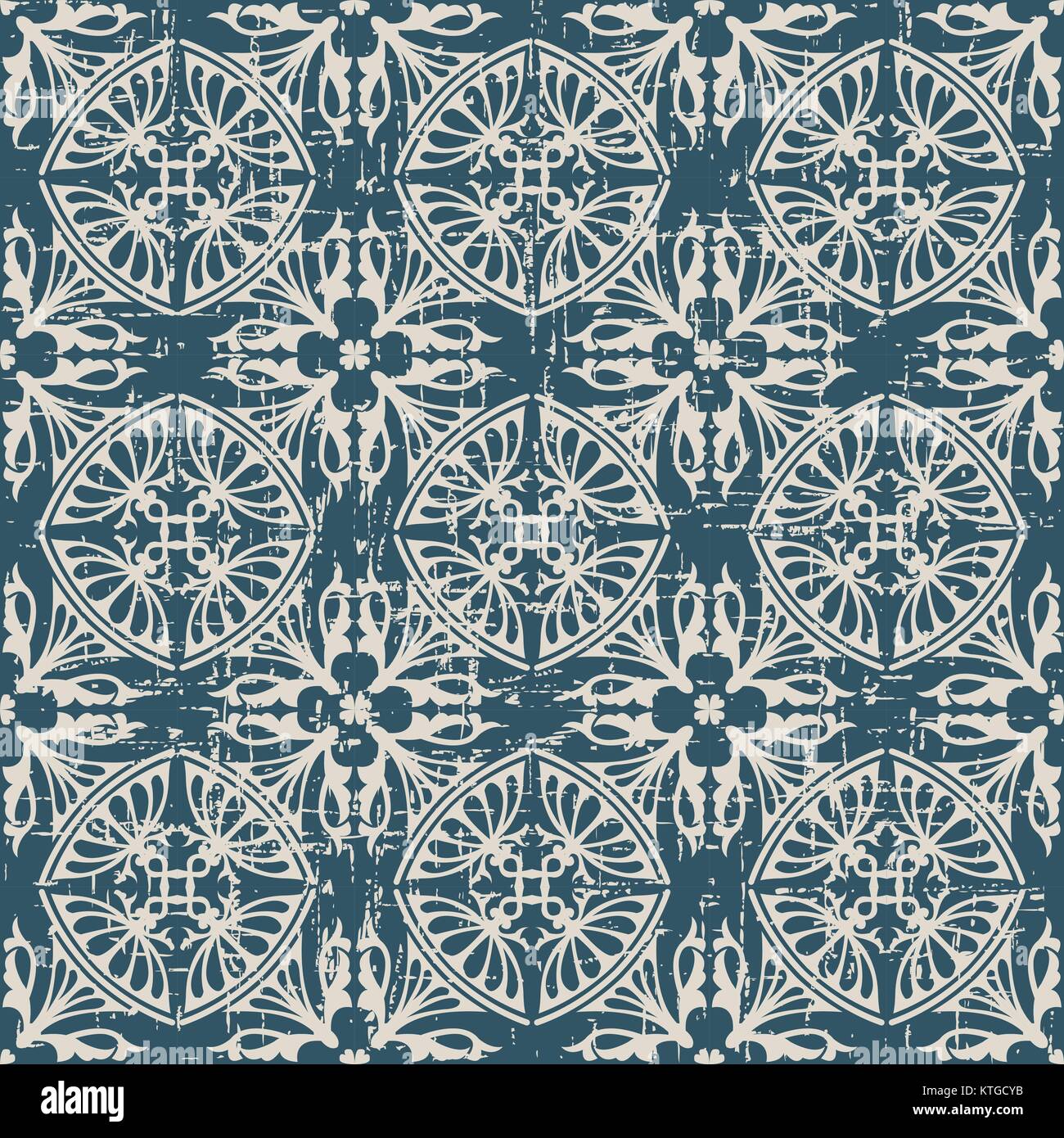 Seamless retro worn out background round curve geometry kaleidoscope Stock Vector Image & Art ...