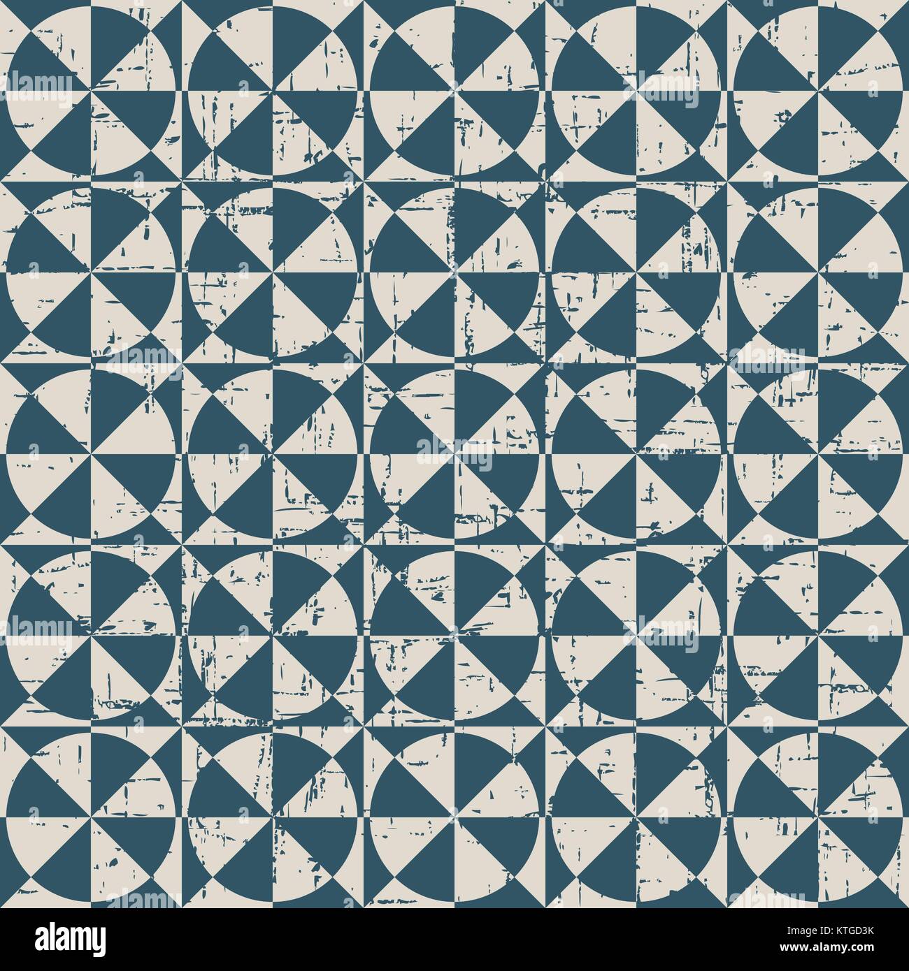 Seamless retro worn out background round cross geometry Stock Vector ...