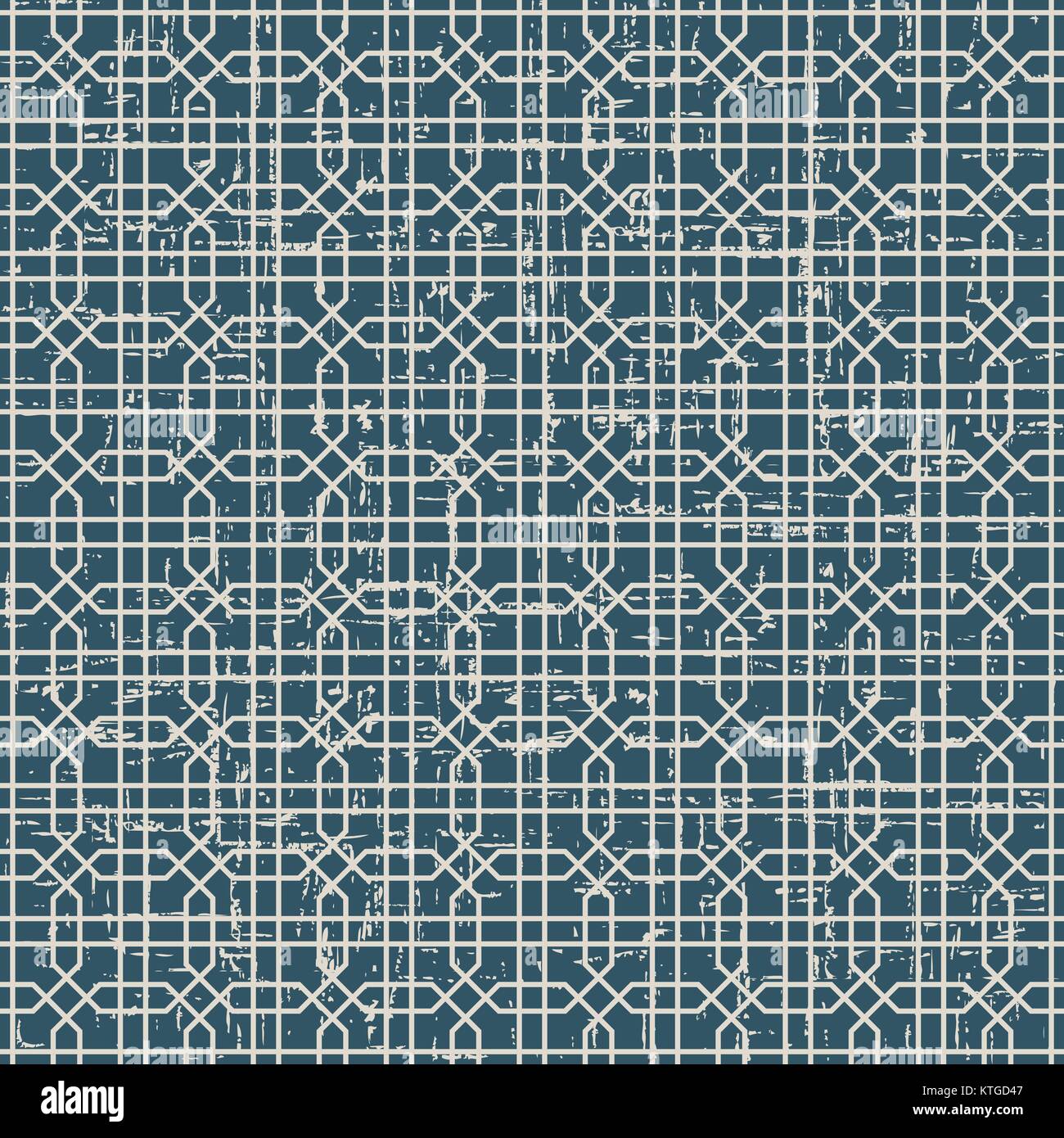 Seamless retro worn out background octagon cross geometry line Stock ...