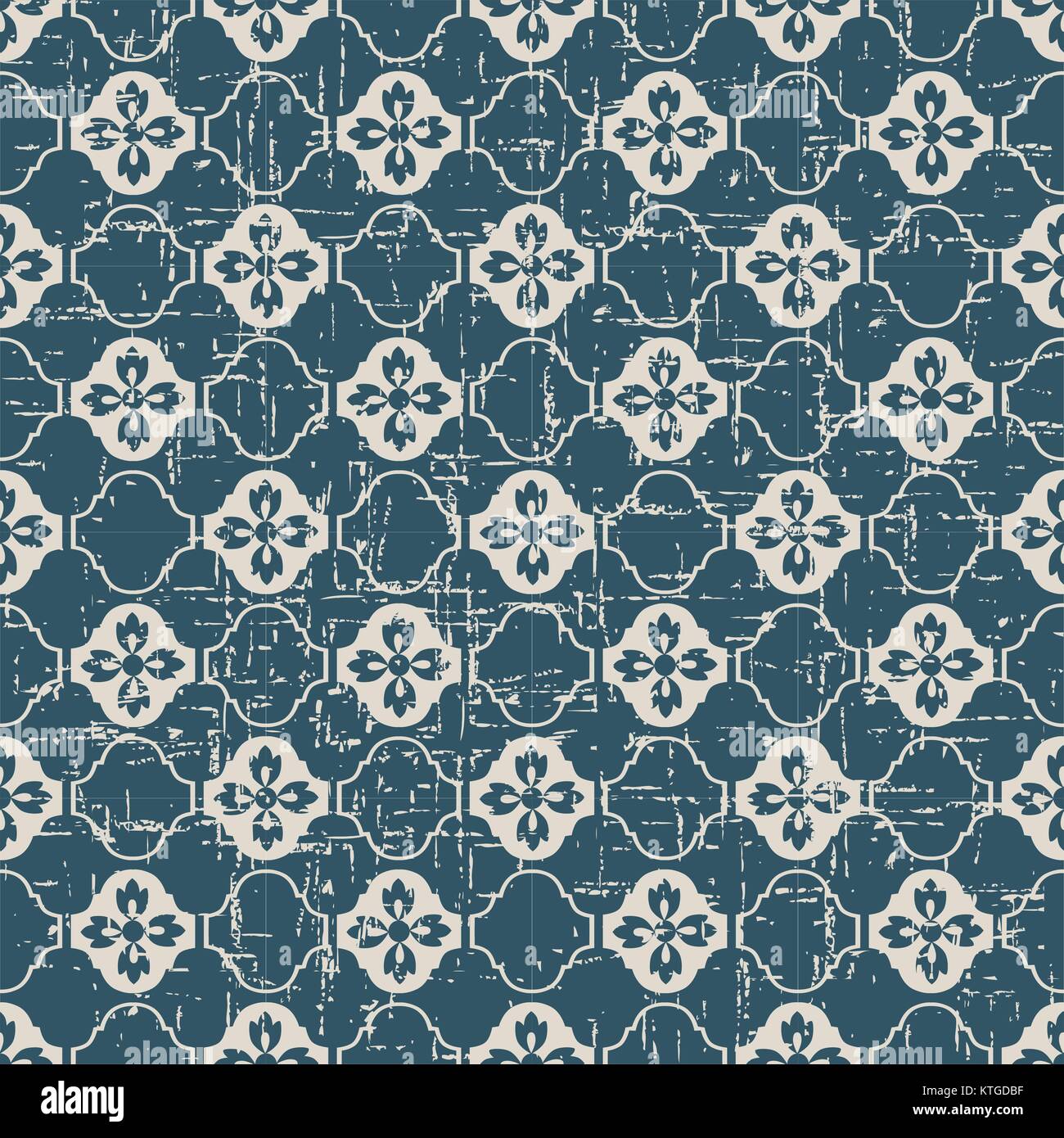 Seamless retro worn out background tracery curve flower Stock Vector ...