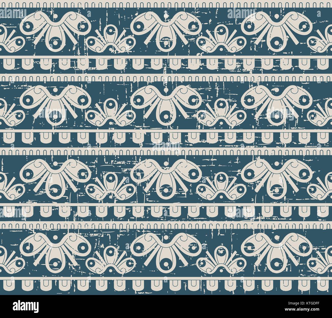 Seamless retro worn out background primitive aboriginal curve spiral ...